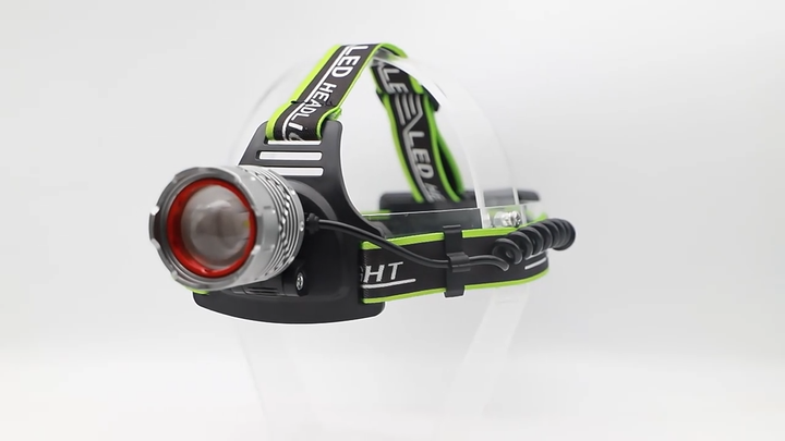 TS Lighting LED White Laser Beads Battery Display Headlamp