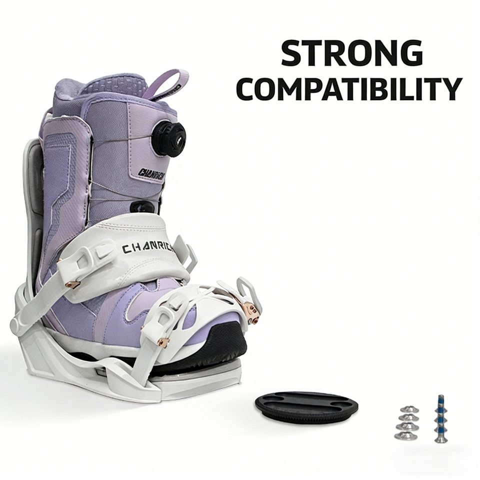 2026 New Unisex Step in Snowboard Bindings Adjustable Quick-Release ...
