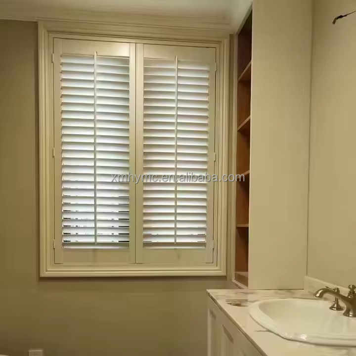 Simple and Modern Pvc Shutters Window High-quality Window Material Customization Upvc Profile ...