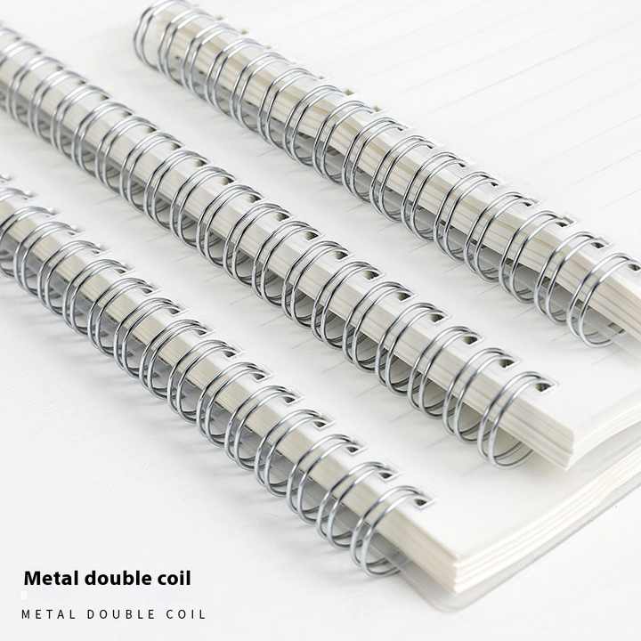 Custom A6 Coil Book with PVC and Paper Cover Waterproof Rollover Office ...