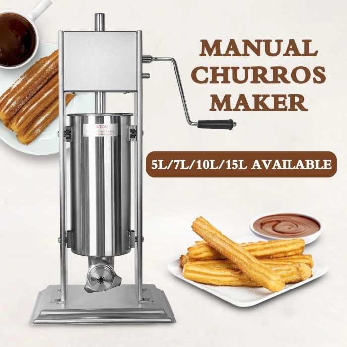 5L Manual Spanish Churros Maker Bakery Use Churros Machine Churros ...