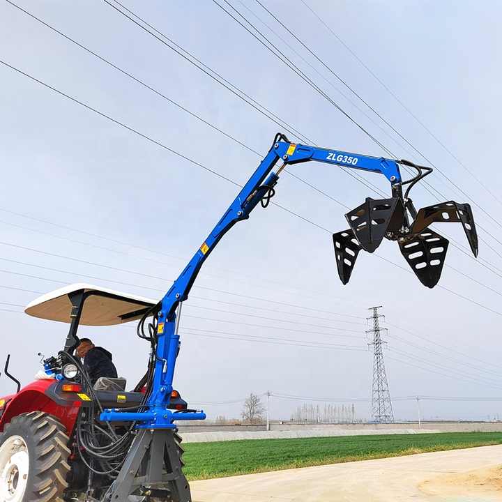 Tractor Mounted Hydraulic Oil Palm Fruit Grabber Machine