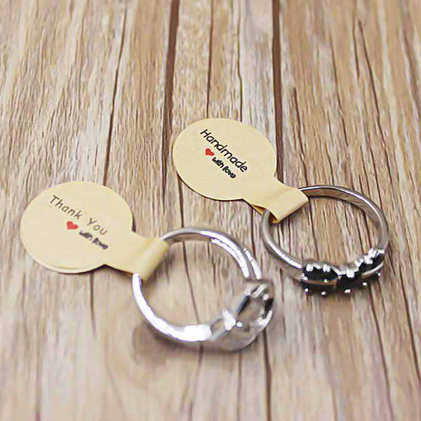 Customizable Kraft Hangtag for Clothing Jewelry & Glasses Caboard Swing ...