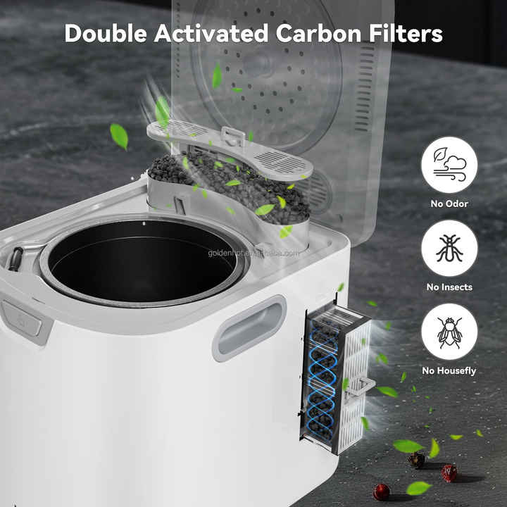 Food Waste Disposal Processor 4L Electric Kitchen Compost Machine for ...