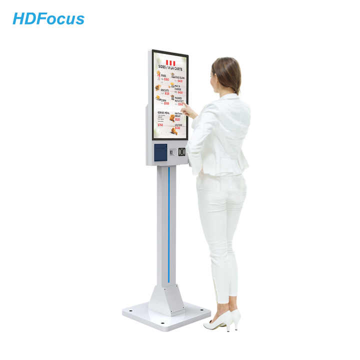 21.5 Inch IPS LED Touch Screen Kiosk for Digital Ads & Payments