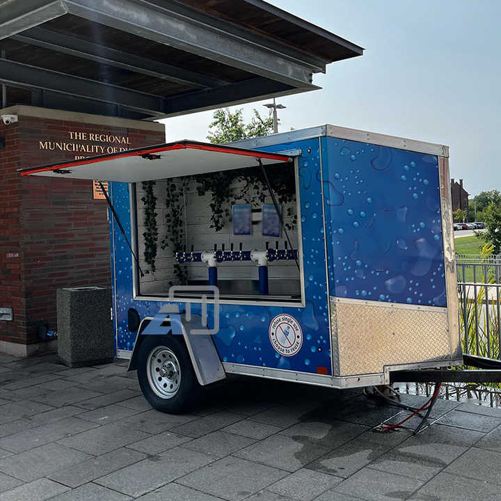 Mobile Outdoor Event Water Station with 6-10 Taps Fiberglass Bottle ...