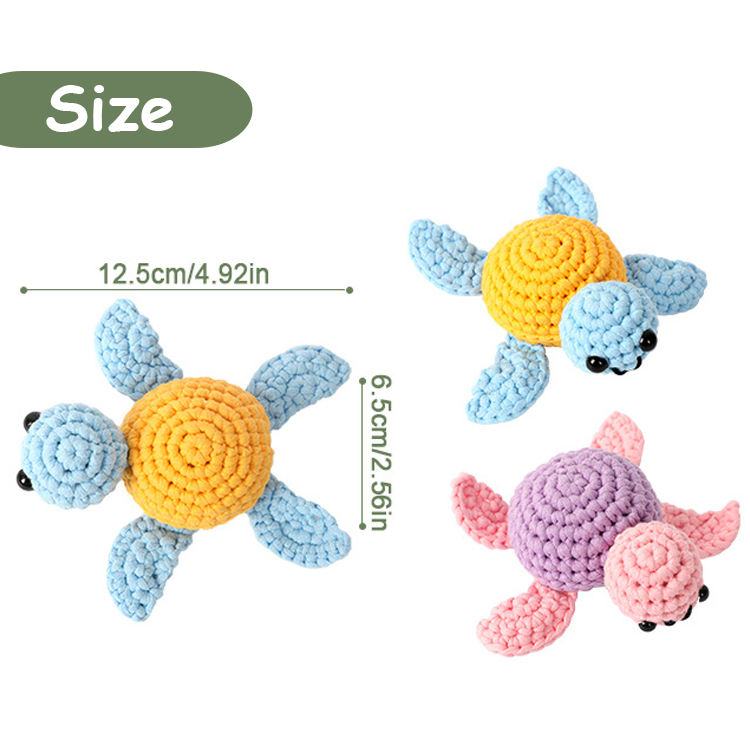Crochet Kit for Beginners Amigurumi Crocheting Animal Kits with Step-by ...