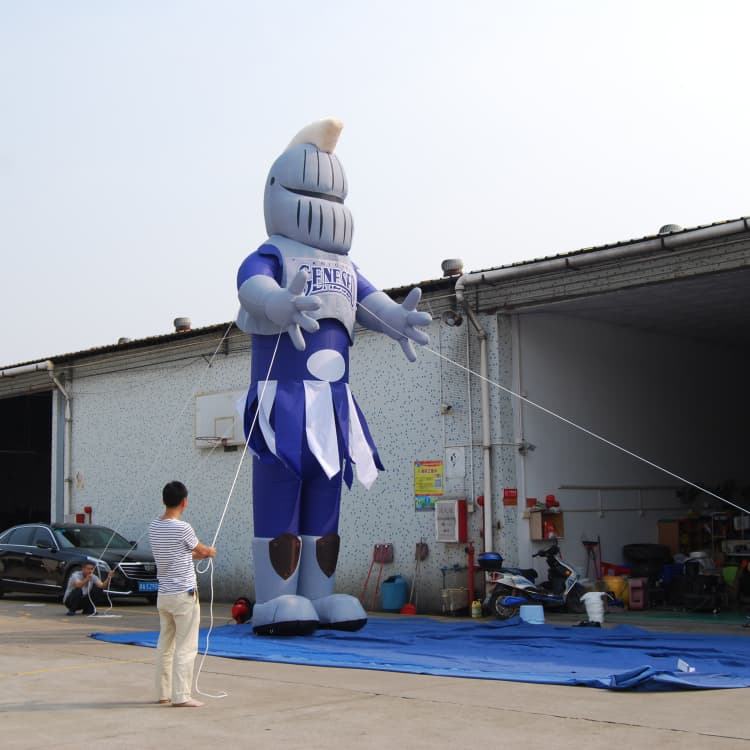 KeepFuns Custom Giant Inflatable Knight Mascot - College Sports Team ...