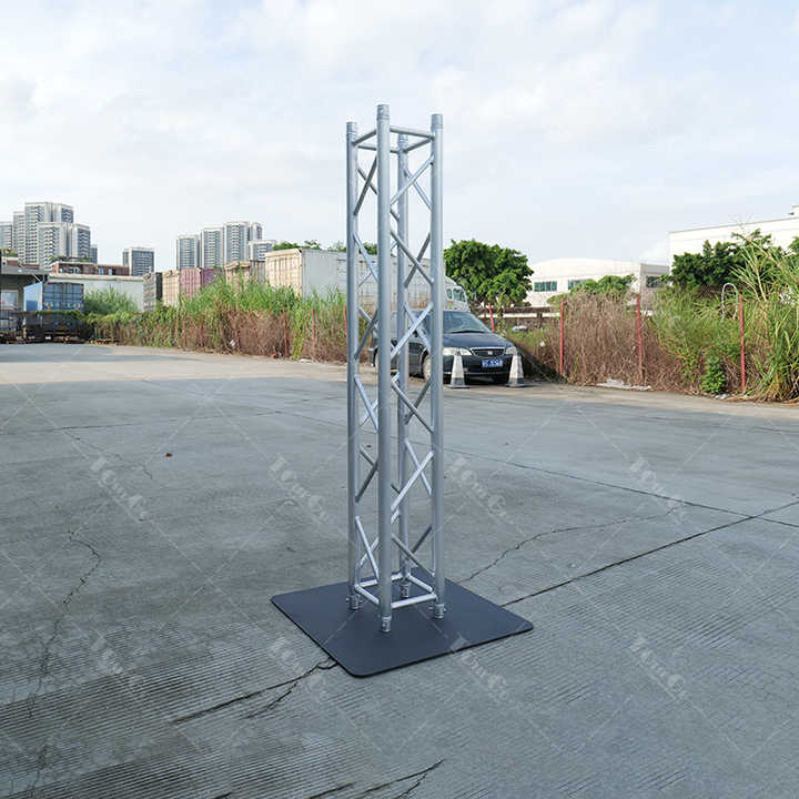 Square Truss Base Plate for 300mm Spigot Truss - Steel & Aluminum