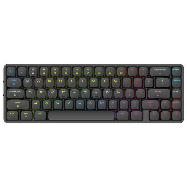 Low Profile Mechanical Keyboard - 68 Keys, RGB Backlit