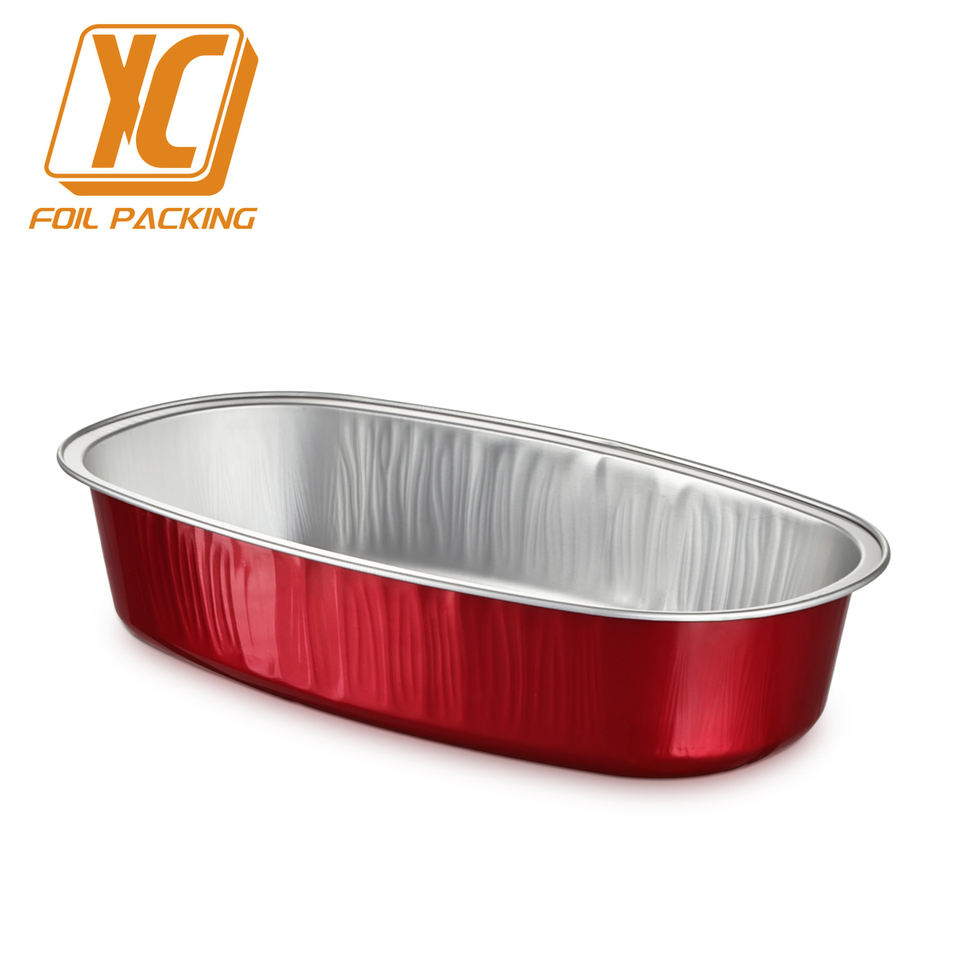 XC Y49 380mL Disposable Aluminum Baking Loaf Container Microwavable ...