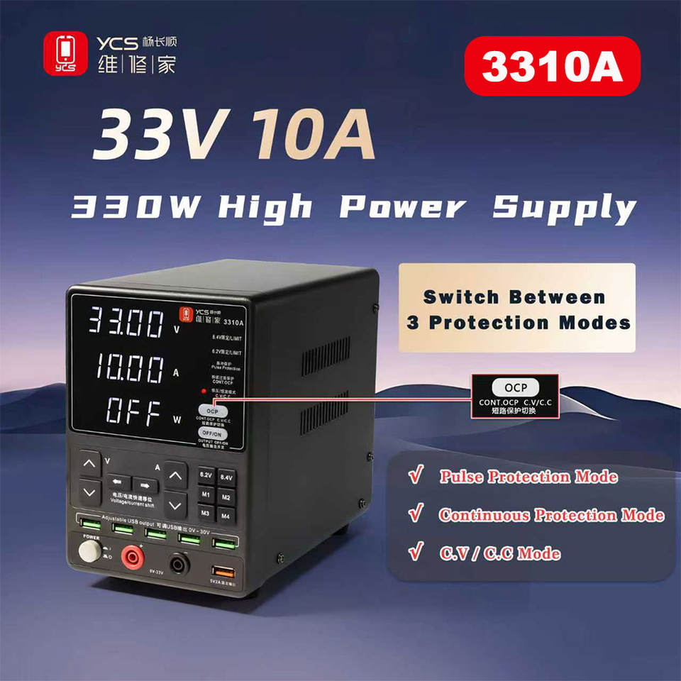 YCS 3310A Power Supply Station - Fast & Safe Charging