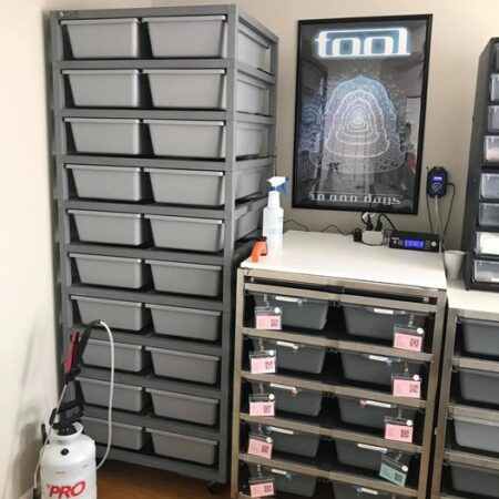 Reptile Rack System Breeding Tubs Mesh Reptile Breeding Cage for Ball ...