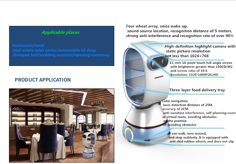 Robot waiter is efficient and low-cost, suitable for various places ...