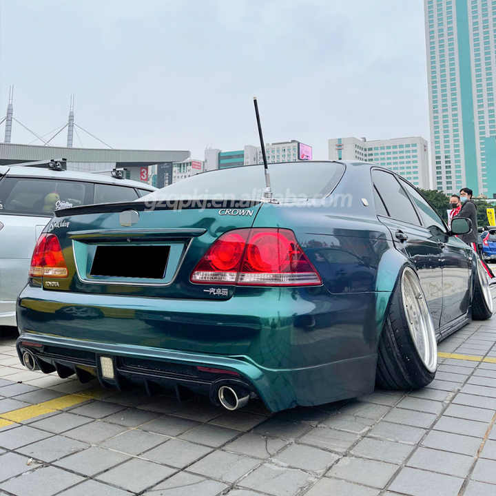 For 06-12 Toyota Crown Body Kit Crown Rear Diffuser Spoiler Bumper Lip ...