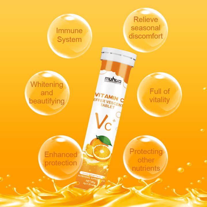 Oem Multivitamin Vc Effervescent Tablets Calcium Iron Zinc Magnesium ...
