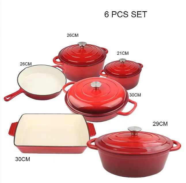 Premium Pot Set - Enamel Cookware for Home & Restaurant