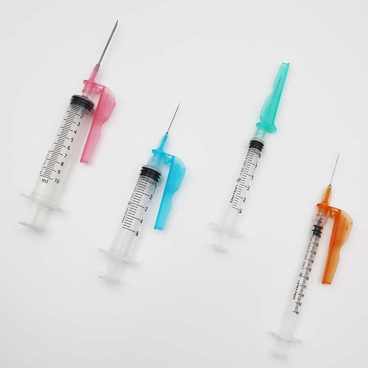 Medical Disposable Syringes with Safety Needles - 1-100ML