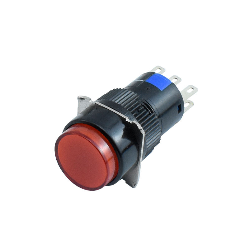 Circular Button Indicator Switch Button Self-lock or Instantaneous ...