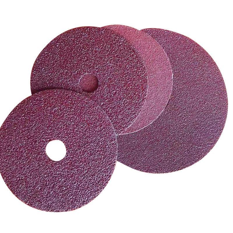 OEM OBM Support 4inch 5inch Aluminum Oxide Resin Fiber Abrasive Disc ...