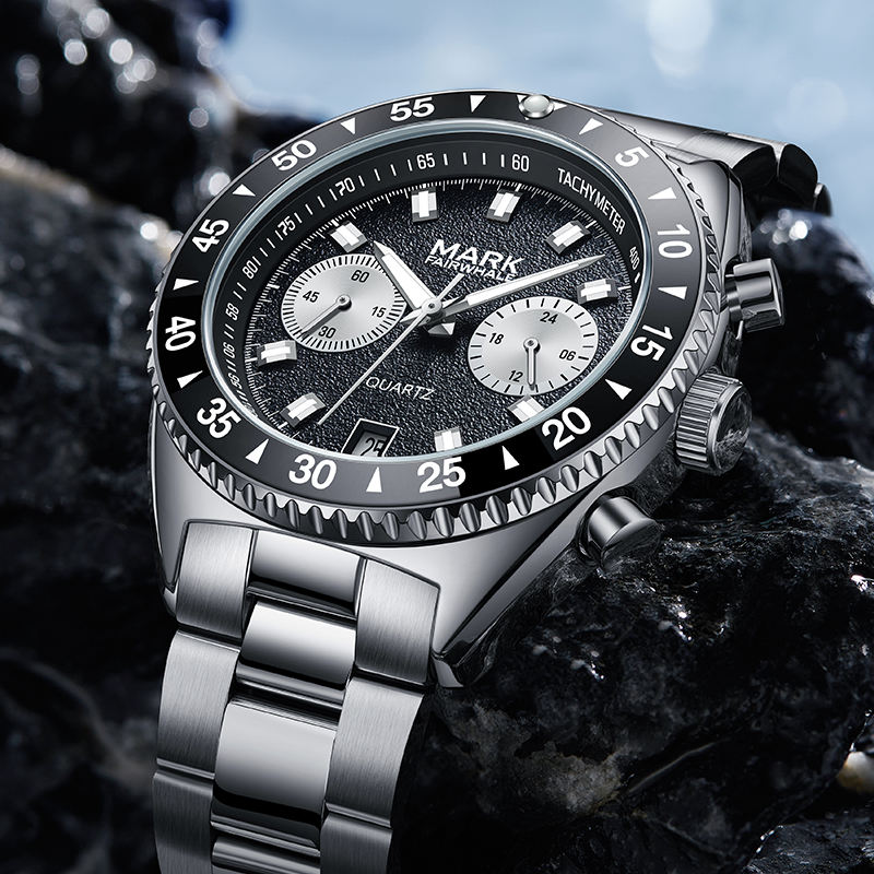 Mark Fairwhale Luxury Men's Quartz Watch - High Luminous, Waterproof ...