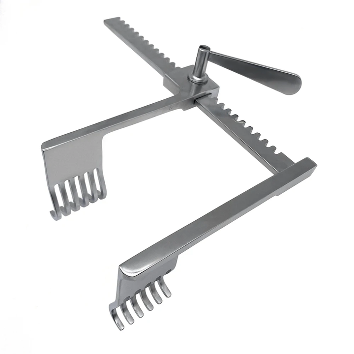 Stainless steel Lumbar/Rib Bone Retractor Manual Distractor 6 Prongs ...