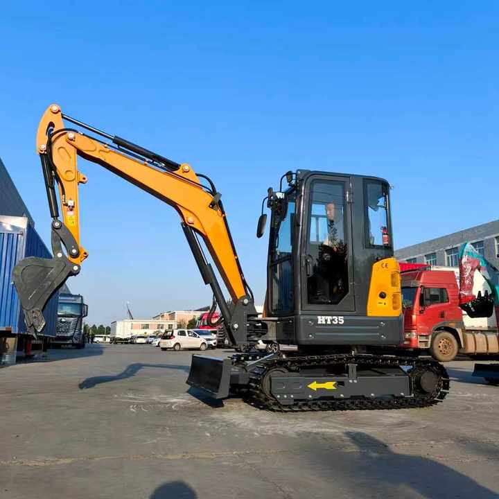 HT35 3.5ton Crawler Excavator 0.12m³ Bucket CE EPA Approved Available ...