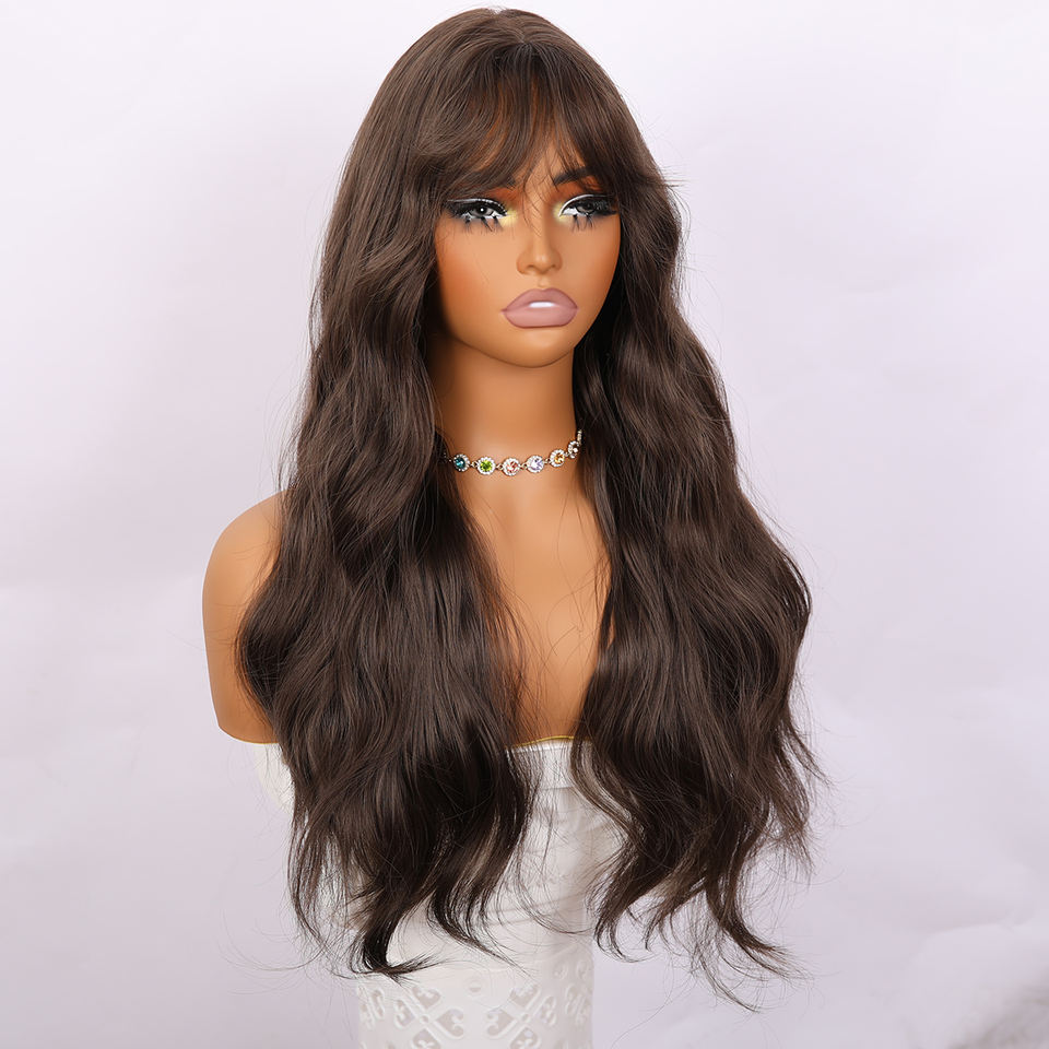 2026New Korean Daily Life Temperament Wig Curly Hair Wig Face Small ...