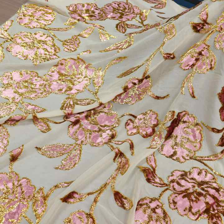 Luxury Lurex Fabric Velvet Brocade Fabric Metallic Velvet Brocade ...