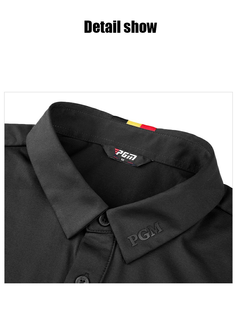PGM YF579 mens golf t-shirt high quality golf clothes summer golf shirt ...