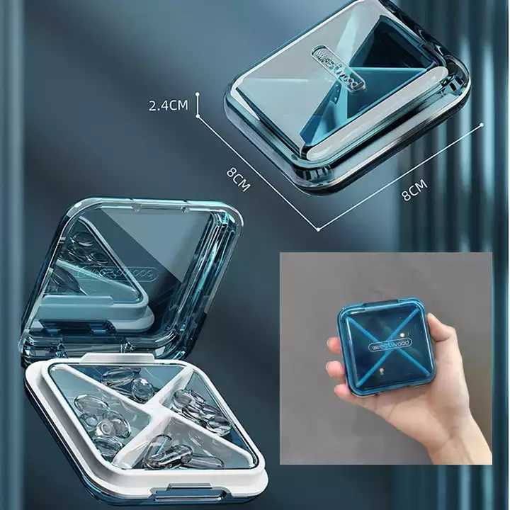 High Quality Luxury Pill Box Storage Cases Thick Pills Organizer ...