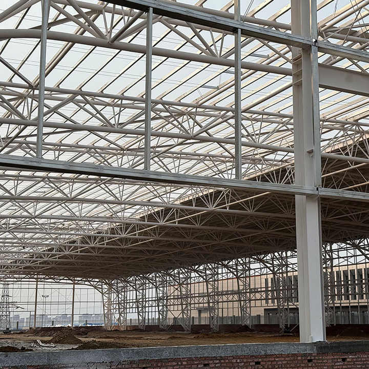 Prefab Steel Space Frame Modular Light Steel Structure Construction ...