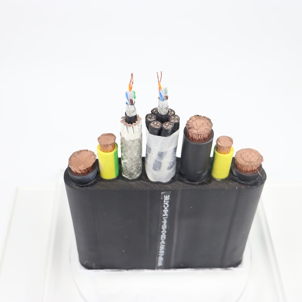 YFFB Crane Wire Ethernet Cat6a Stranded Copper Coil Tear Resistance ...