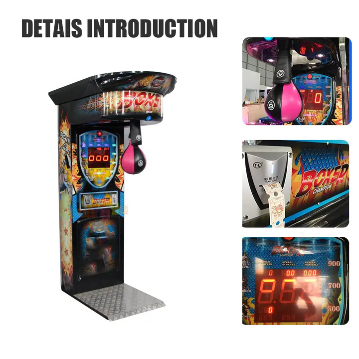 Banana Land Coin-Operated Punch Boxing Game Machine 1-Year Warranty ...