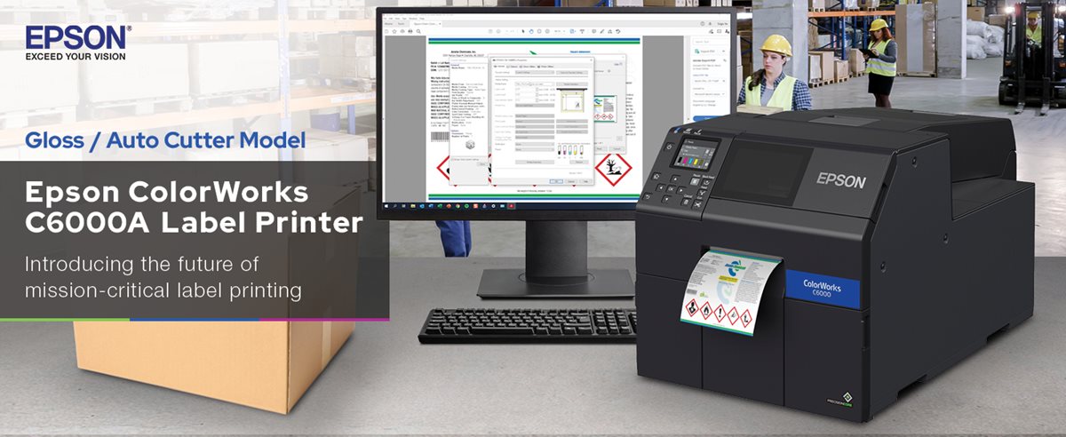 8 Inch A4 Color Inkjet Label Printer CW-C6500A/P, Ideal for Barcode ...