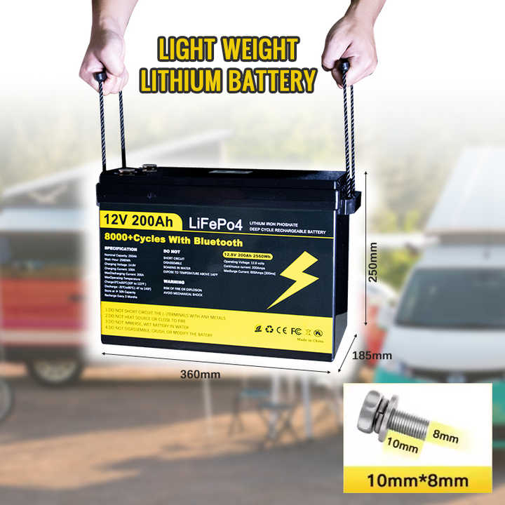 GAOXU 12V 100Ah Smart Solar Battery EU Stock Lithium Ion Storage for ...