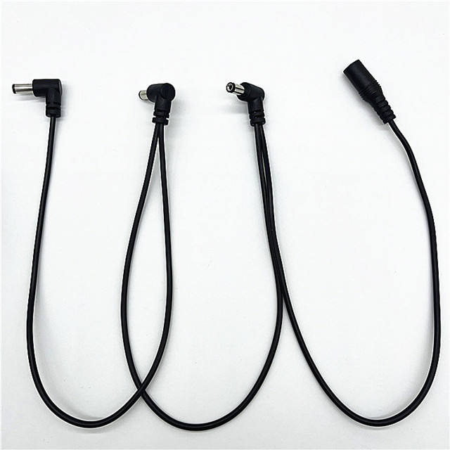 90 Degree Elbow 4 Way Electric Guitar Effect Pedal Daisy Chain Power ...