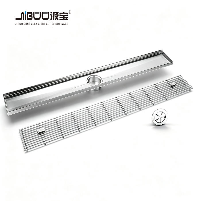 304 Stainless Steel Modern Linear Floor Drain V-Shape Fast Water ...