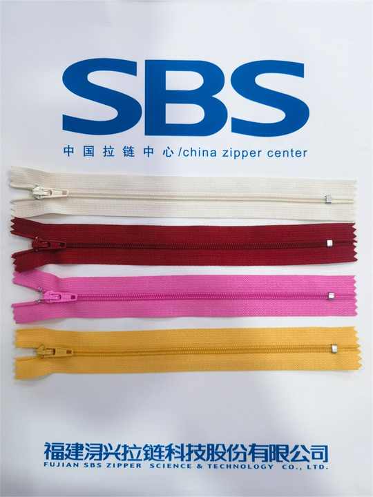 Sbs Factory Fastener 3# Nylon Zipper Custom Zipper Pants