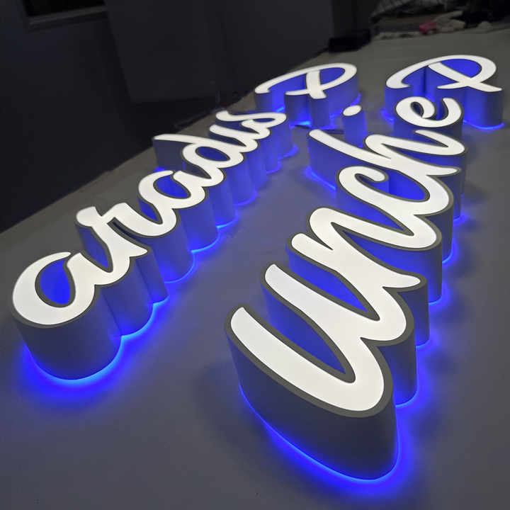 Customized 3D Logo Letters Sign - Illuminate Your Brand