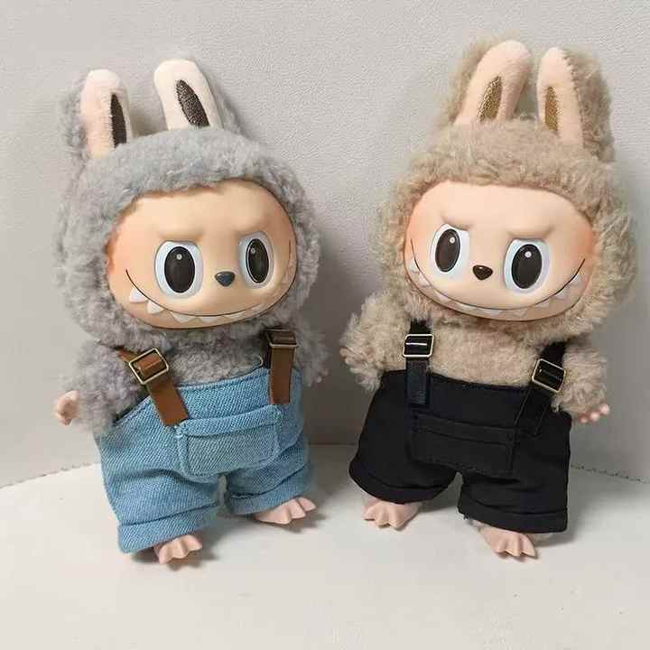 Labubu Overalls Set Custom logo Doll Clothing Accessories Doll Pants ...