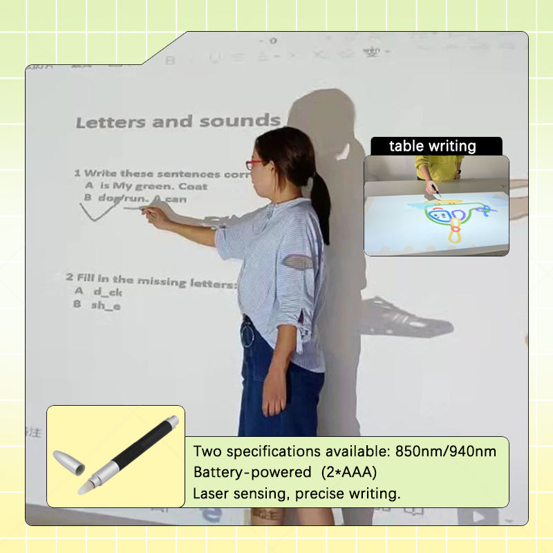 Control Interactive Projection Screen Laser Pointer Interactive ...
