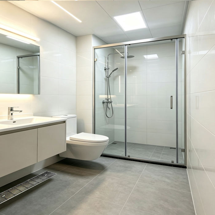 304 Stainless Steel Modern Linear Floor Drain V-Shape Fast Water ...