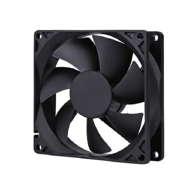 Red Wind 12V Mini Axial Flow Brushless DC Motor 92x92x25mm Low Noise Ventilation Fan with ...