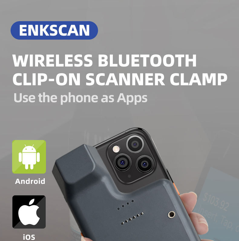 ENKSCAN Handheld Portable 2D QR Code Reader USB 2.4G Wireless for Phone ...