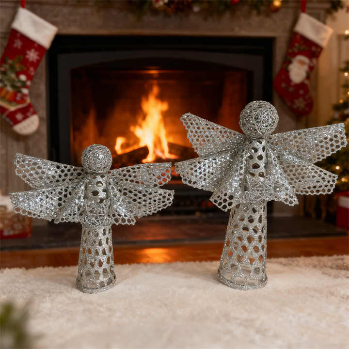 Bamboo Woven Angel Decorations - Designed for Christmas Theme ...