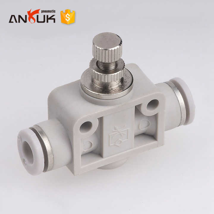 Manual governor valva coupling plastic pneumatic fitting quick connector