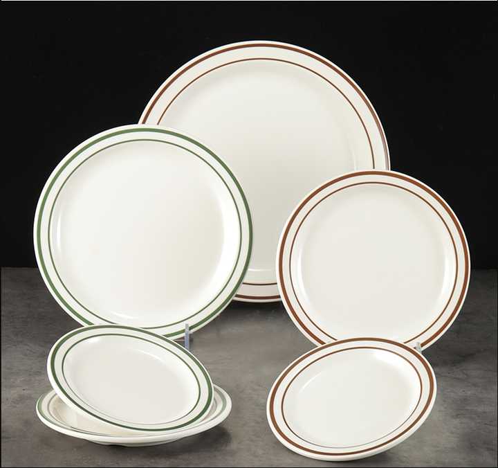 Luxury Western Steak Round Simple Flat Tableware Platter Mamine Plate ...