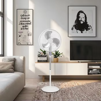 18 Inch Oscillating Pedestal Fan With Remote Control Adjustable Height ...