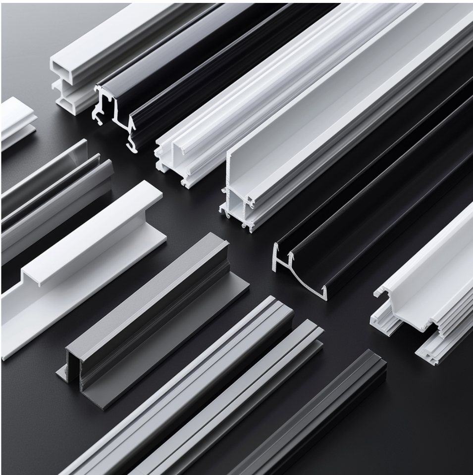 Upvc Profile Plastic Extrusion Building Materials Plastic Profiles ...